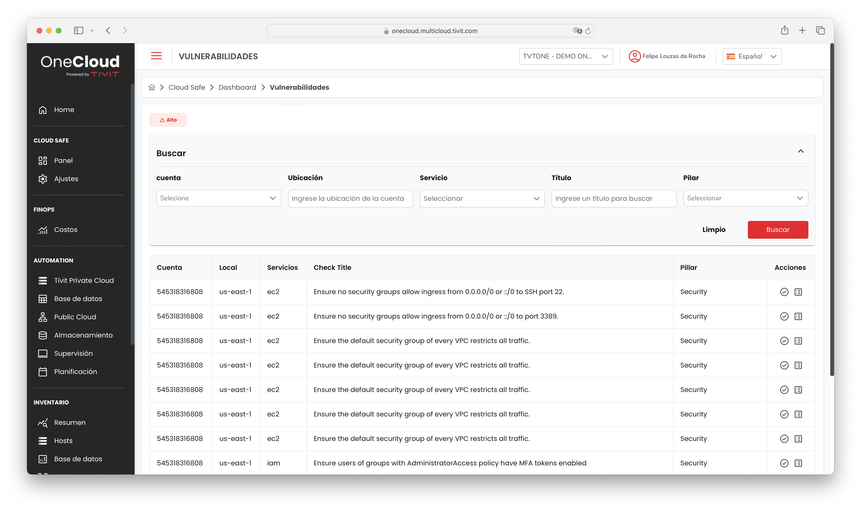 TIVIT OneCloud, transforma tu experiencia en la operación en la nube
